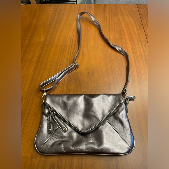 Urban Outfitters | Bags | Bronze Metallic Envelope Crossbody Bag | Poshmark